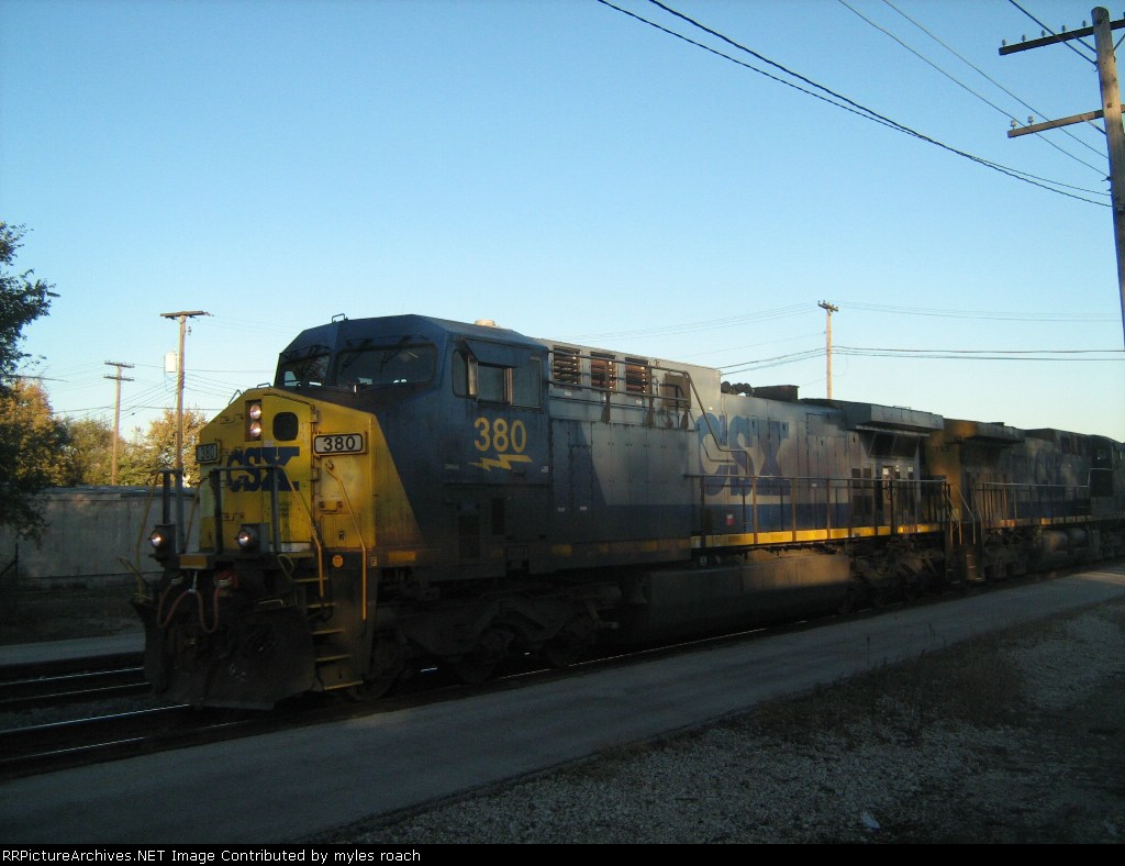 CSX light engine move